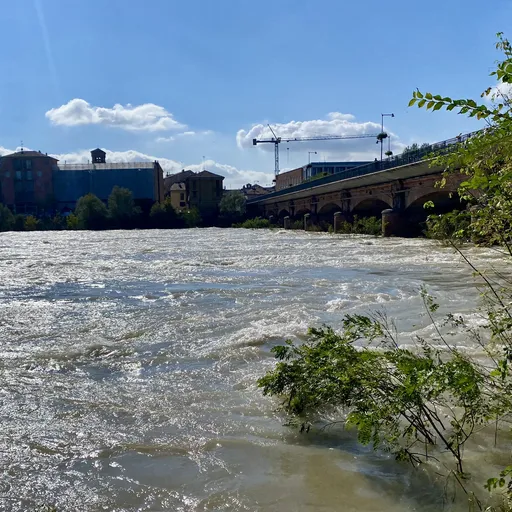 La piena dell’Adda a Lodi: il livello del fiume è in discesa. L ...