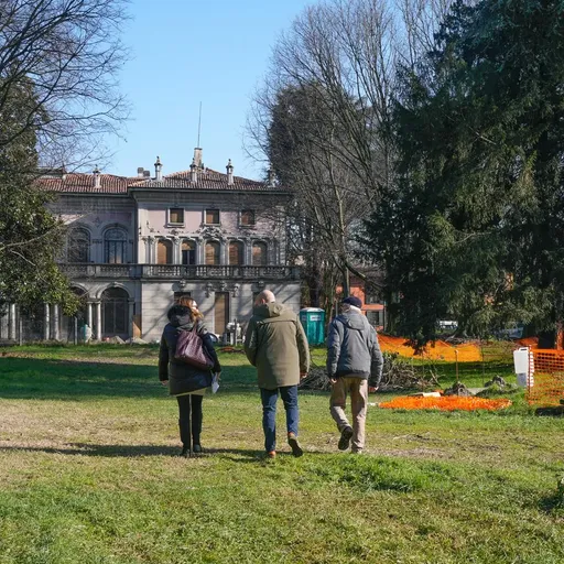 Codogno, sopralluogo del Comune a Villa Polenghi