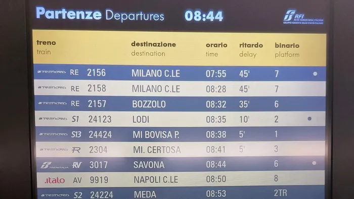 TRASPORTI Codogno, una mattinata di super ritardi per i treni in arrivo ...