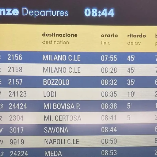 TRASPORTI Codogno, una mattinata di super ritardi per i treni in arrivo ...