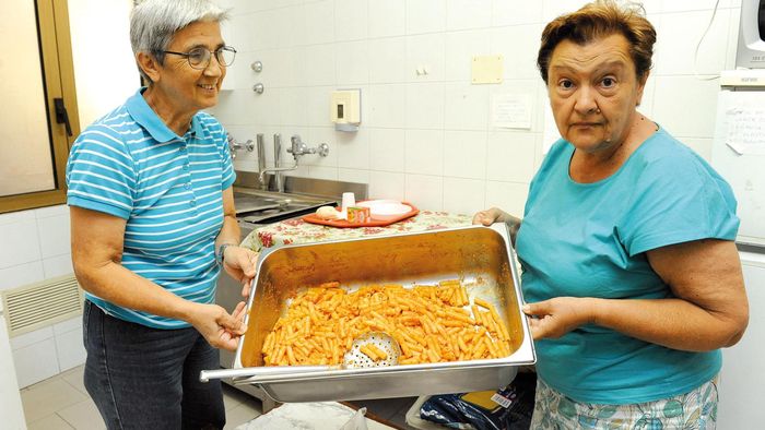 Ora la mensa del povero parla italiano