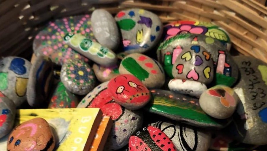 Dalle strade alla rete, anche a Lodi la moda dei sassi colorati - Cronaca