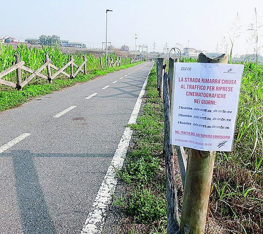 La ciclabile tra Riozzo e Melegnano si trasforma in un set ...